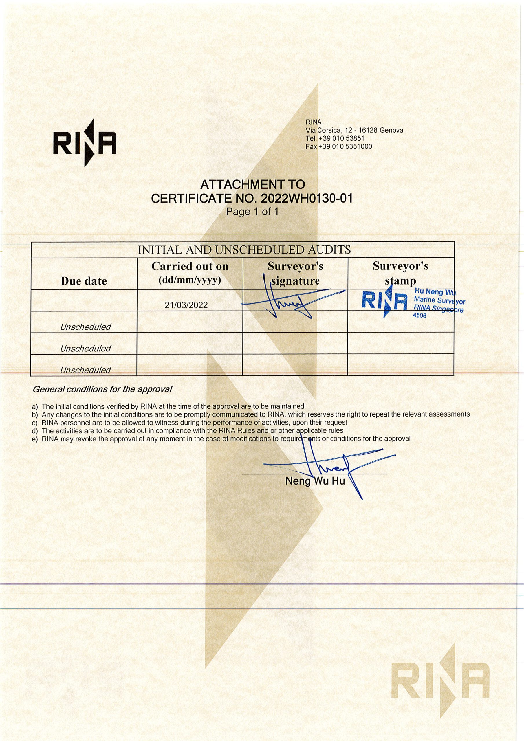 RINA - MSC